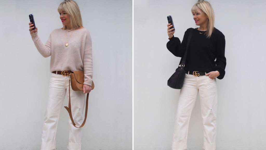 Fran Bacon's New Jeans Have Landed - Jess in Ecru – Donna Ida