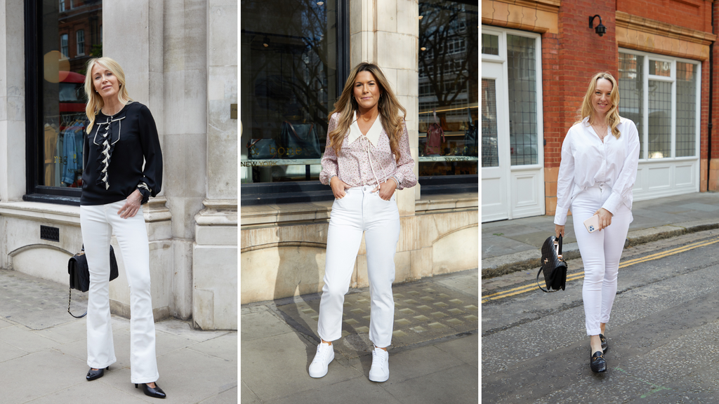 How to Wear White Denim – Donna Ida