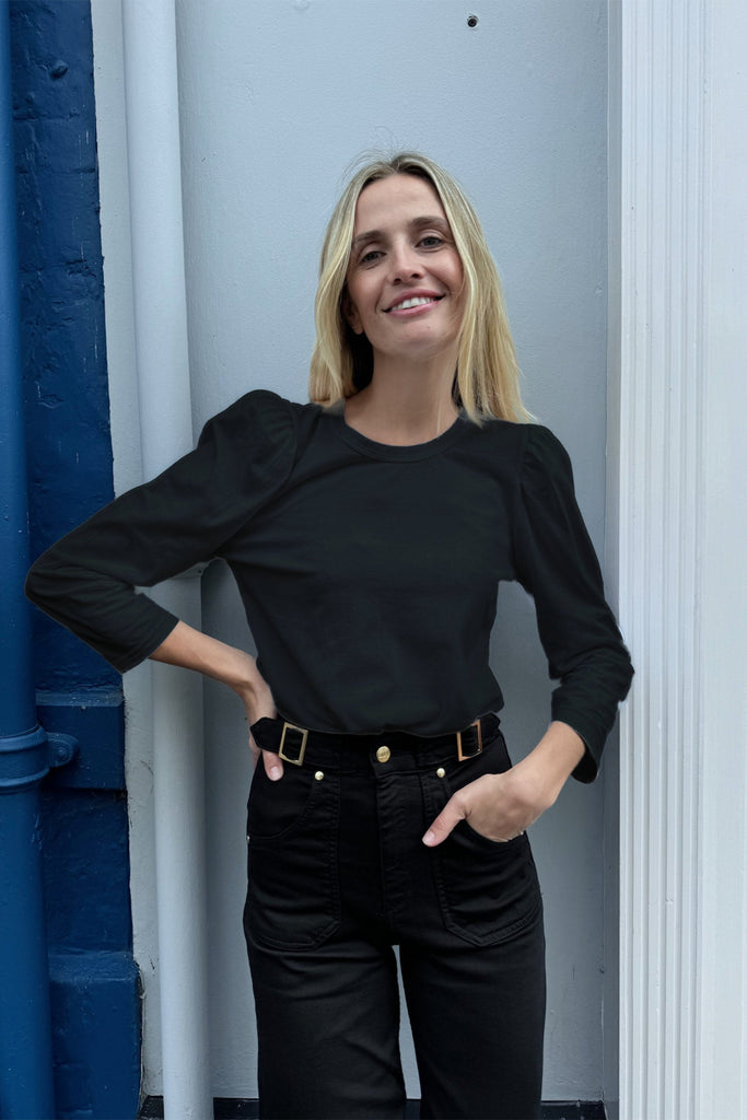 The Classic Puff Tee | Noir [Black] – Donna Ida